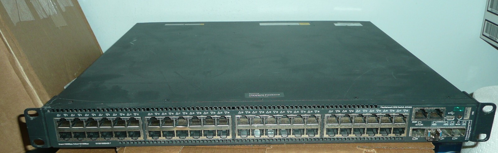 HP Enterprise 5510 JH148A 48 Port + 4 SFP+ HI POE+ Ethernet Switch | eBay