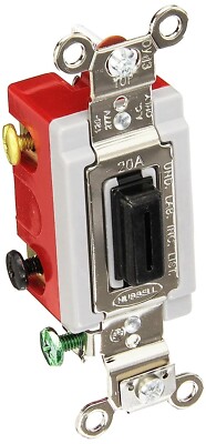 Hubbell HBL1557L Momentary SPDT Off Locking Toggle Throw Lock Switch ...