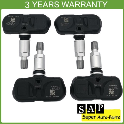 4pcs Tire Pressure Monitor Sensor TPMS For Lexus IS350 GX460 RX350 ...