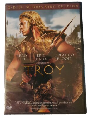 Troy DVD 2005 2-Disc Set Widescreen NEW Brad Pitt Erica Bana Orlando ...