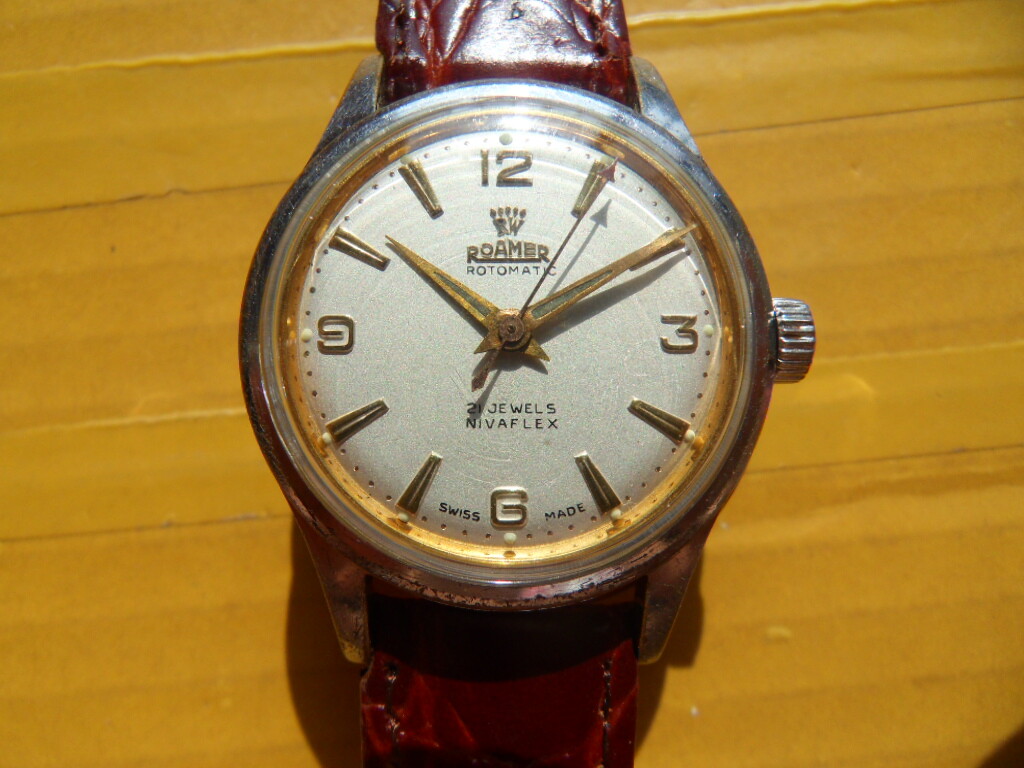 Vintage SWISS ROAMER Rotomatic 21 Jewels NIVAFLEX Aut… - Gem