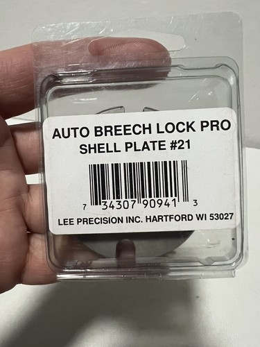 NEW Lee Reloading 21 Auto Breech Lock Pro Shell Plate 90941 | eBay