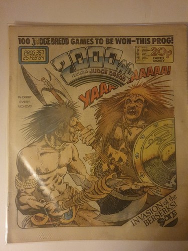 2000AD Prog 357 comic - Nice Bagged VG/FN clean - 25 February 1984 ...