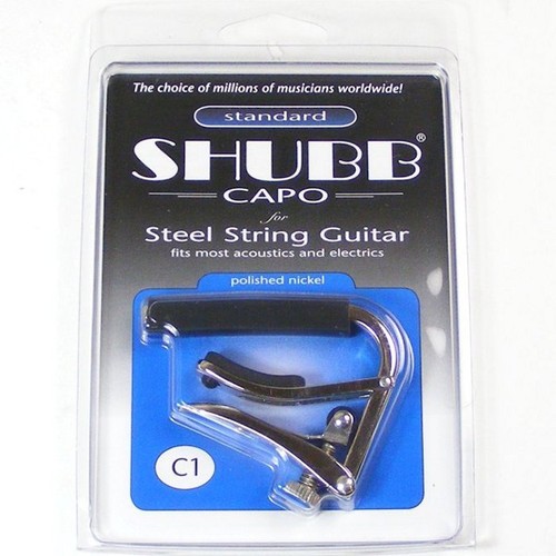 Shubb C1 Nickel Plated Capo for 6-string, NEW ROLLER DESIGN | eBay