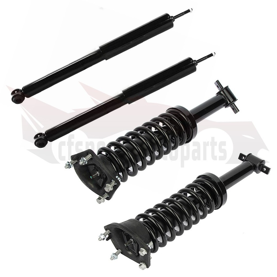 Front Complete Struts w/ Springs & Rear Shock Strut For 93-02 Chevrolet ...