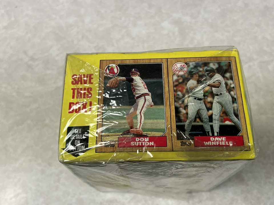 1987 Topps Baseball SWC (Sam's Club) Sealed Wax Box 36 factory sealed ...