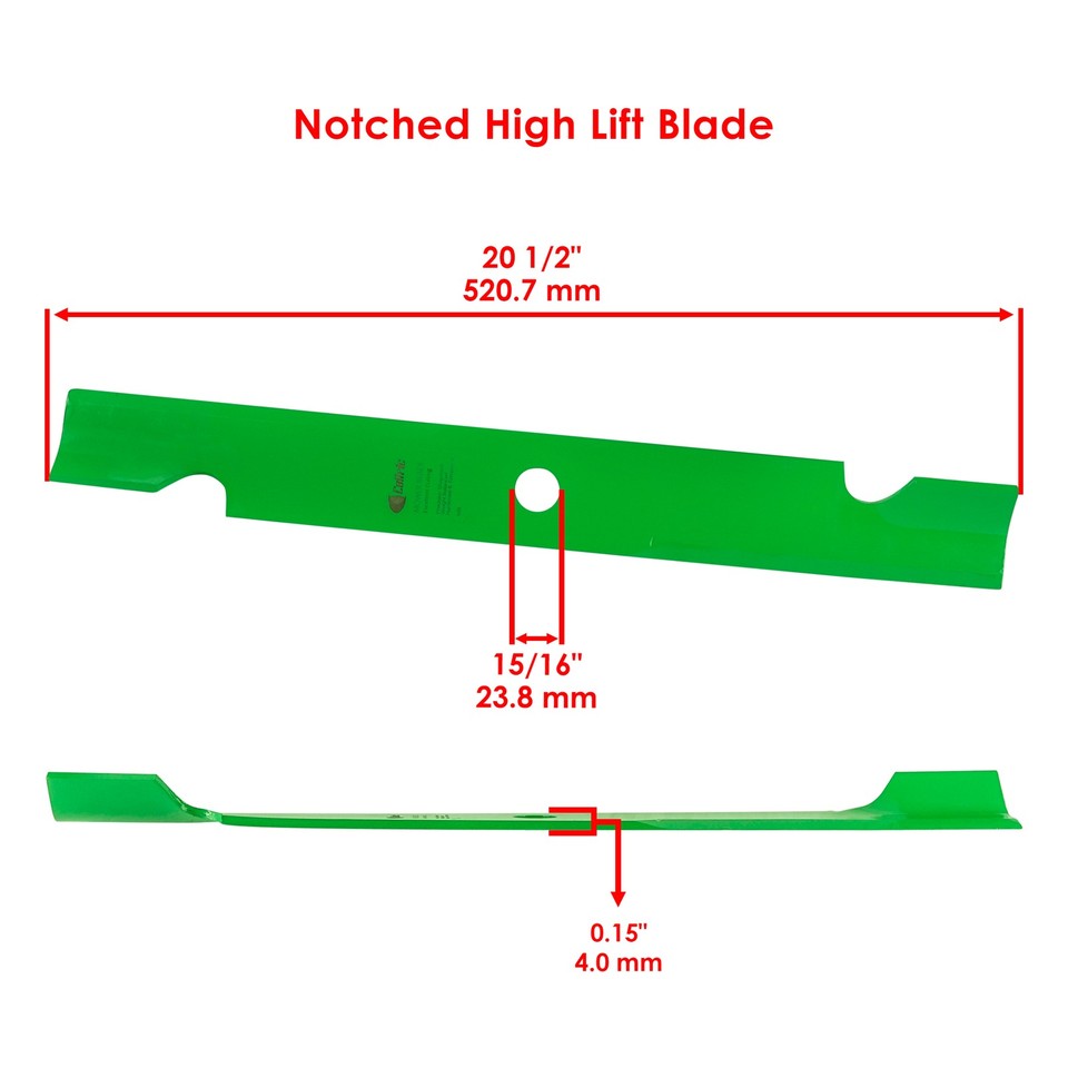 60" High Lift Blades for Toro Z Master 72911 72915 72926 72936 72946 ...