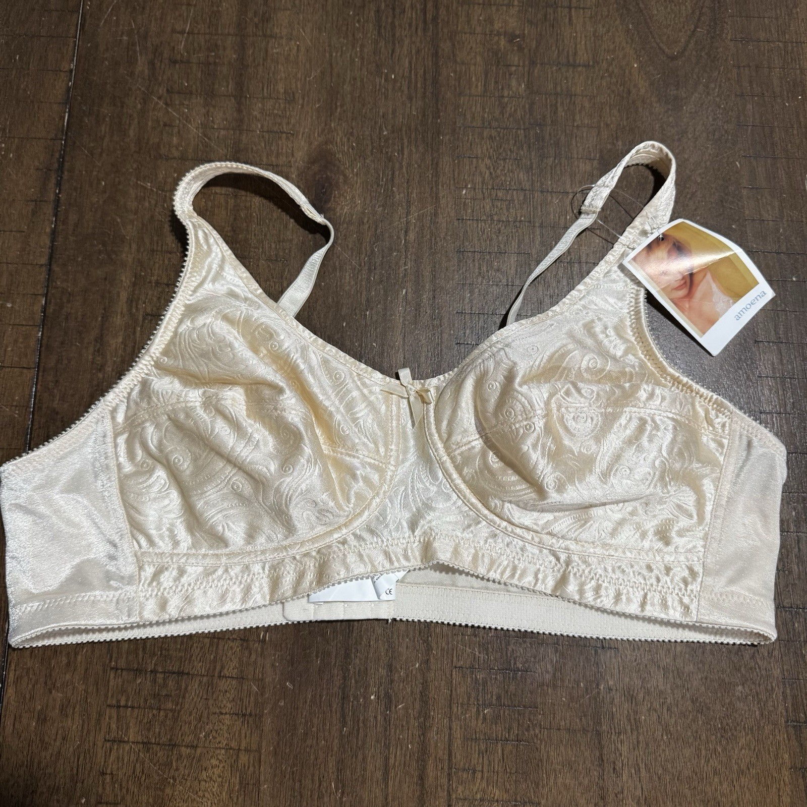 NWT! Amoena Wire-Free Soft Mastectomy Bra size 42A Dorothy 2123 Pearl ...