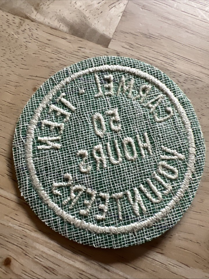 Vintage Ohio Mount Carmel- Teen 50 Hours volunteers patch | eBay
