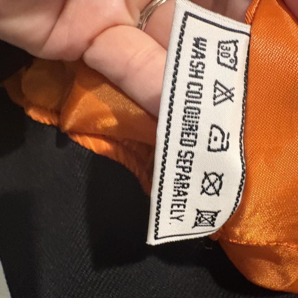 Nordic Army Supply Bomber Jacket Mens XL Black Operation New Dawn Iraq ...