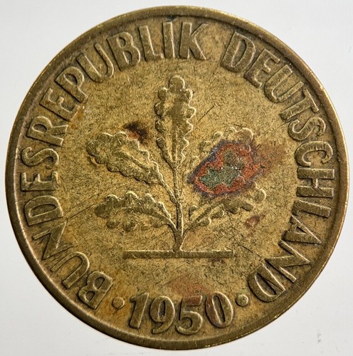 1950 Germany 10 Pfennig Coin | Very High Grade | a4945 | eBay