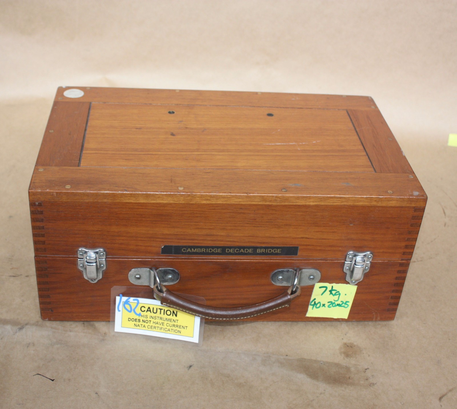 Cambridge DECADE BRIDGE TYPE 43379 RESISTANCE TESTER No. L-416898 ...