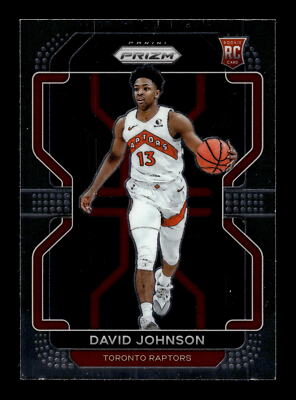 2021-22 Panini Prizm NBA #278 David Johnson Rookie Card RC Toronto ...