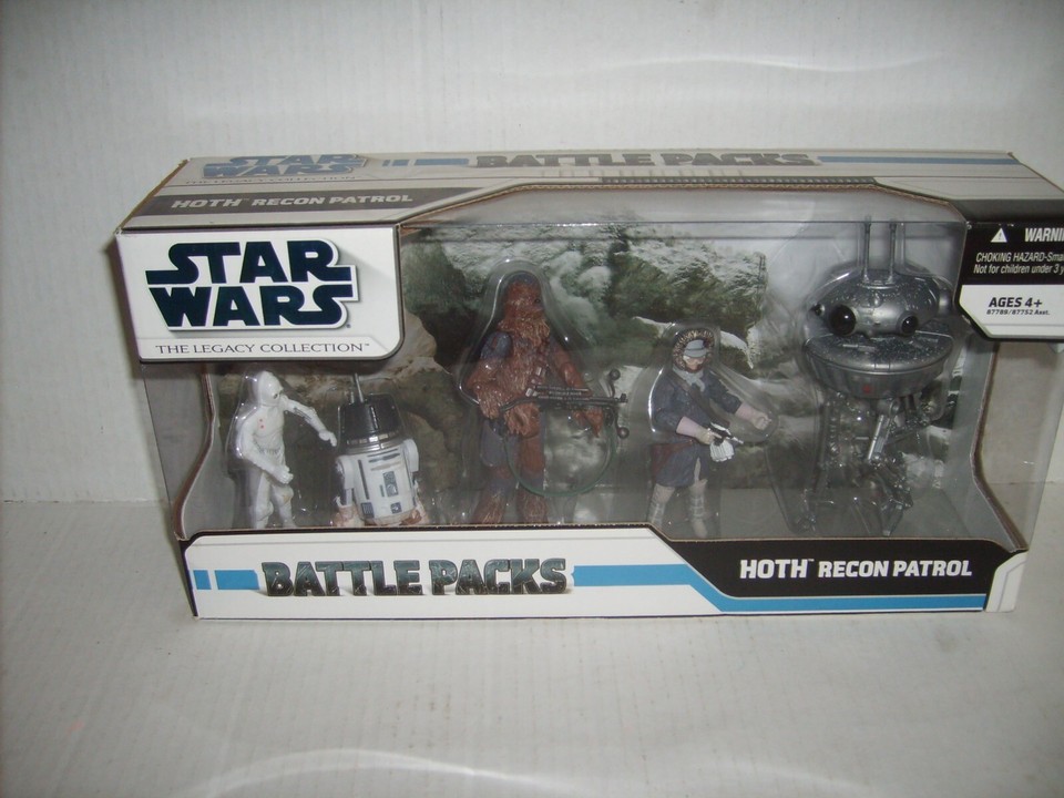 STAR WARS Legacy Collection Battle Packs Hoth Recon Patrol NEW HAN ...