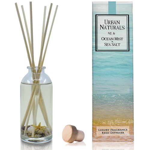 Ocean Mist & Sea Salt Reed Diffuser Set, Made with Essential Oils ...