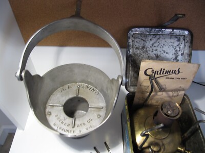 Vintage Sea Swing Gimbaled Stove Single Burner and Optimus Stove ...