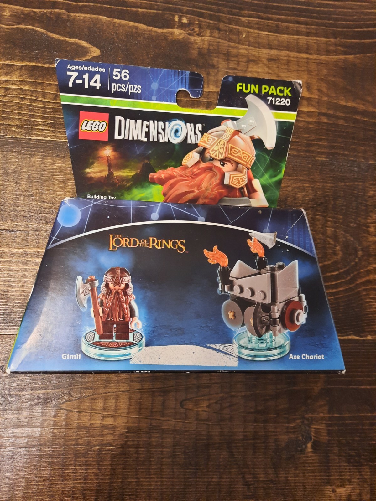LEGO DIMENSIONS LORD OF THE RINGS 71220 GIMLI MINIFIGURE FUN PACK ...