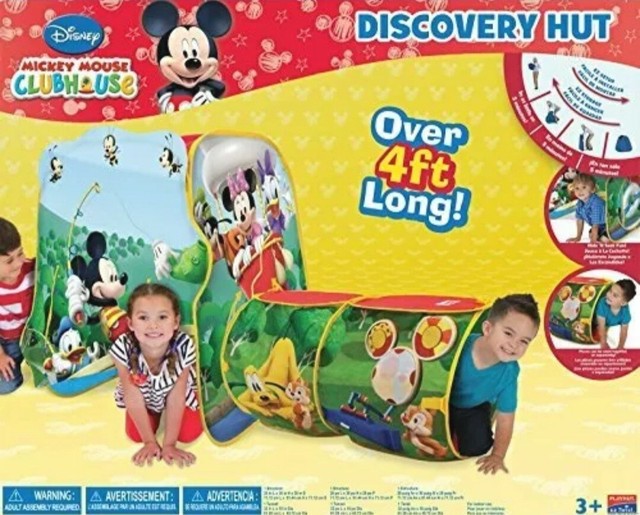 Playhut Disney Mickey Mouse Discovery Hut for sale online | eBay