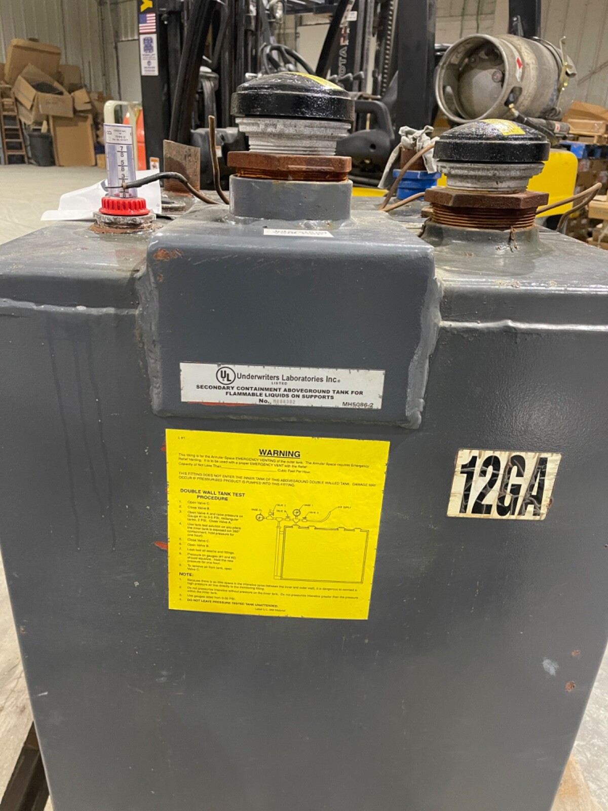 Diesel generator day tank 120 gallons 100 fuel “ak” | eBay