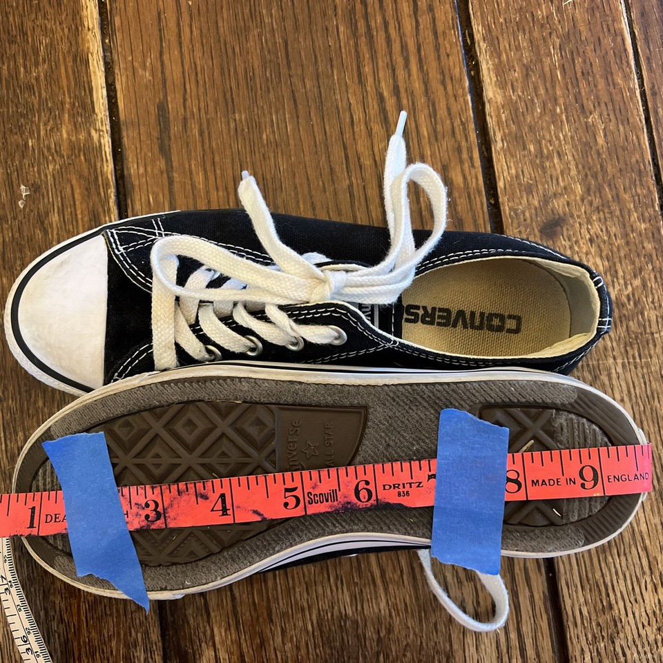 CONVERSE ALL STAR Sneakers Old Skool BLACK LOW TOP FESTIVAL RETRO SKATE ...