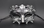 Silver Roman God Mask Men's Masquerade Mask Greek God Mask Masquerade ...