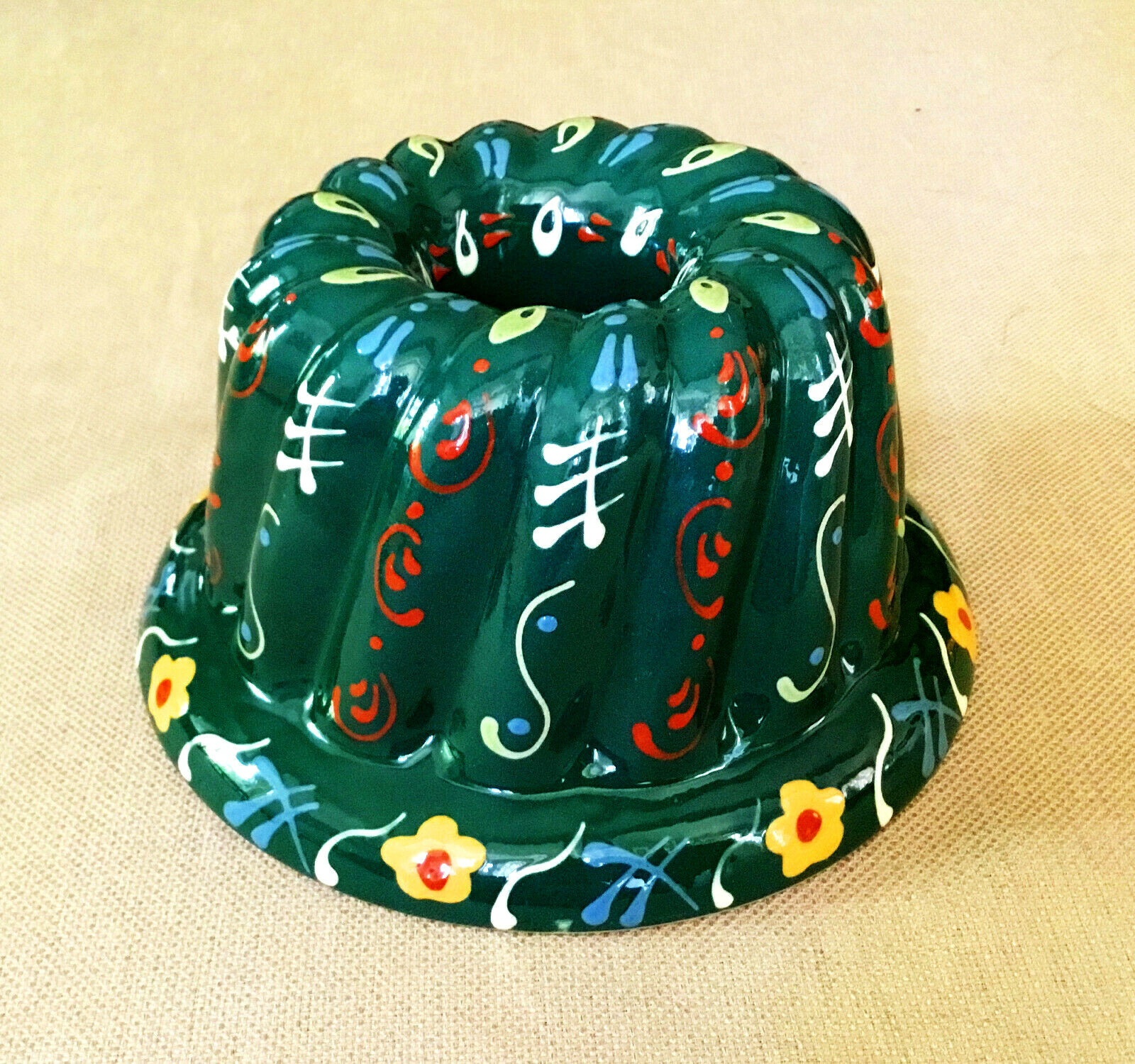 Soufflenheim Alsace Pottery Pudding or Cake Mold - France | eBay