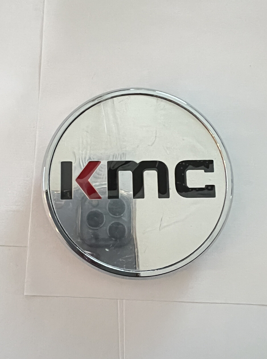 KMC Off Road Wheel Rim Center Hub Cap Silver Snap In BC-968 | eBay