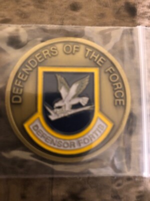Us Air Force Defenders Of The Force Challenge Coin Security Forces | eBay