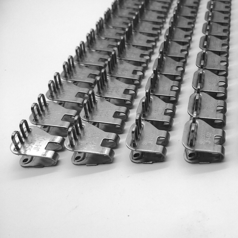 8pcs Hinged And Stapled Fastener Duty Conveyor Belt Fasteners For PVC ...