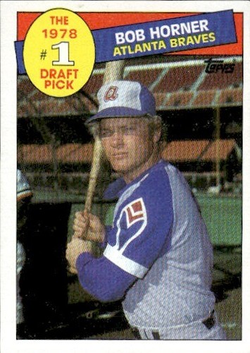 1985 Topps #276 Bob Horner Atlanta Braves Baseball | eBay
