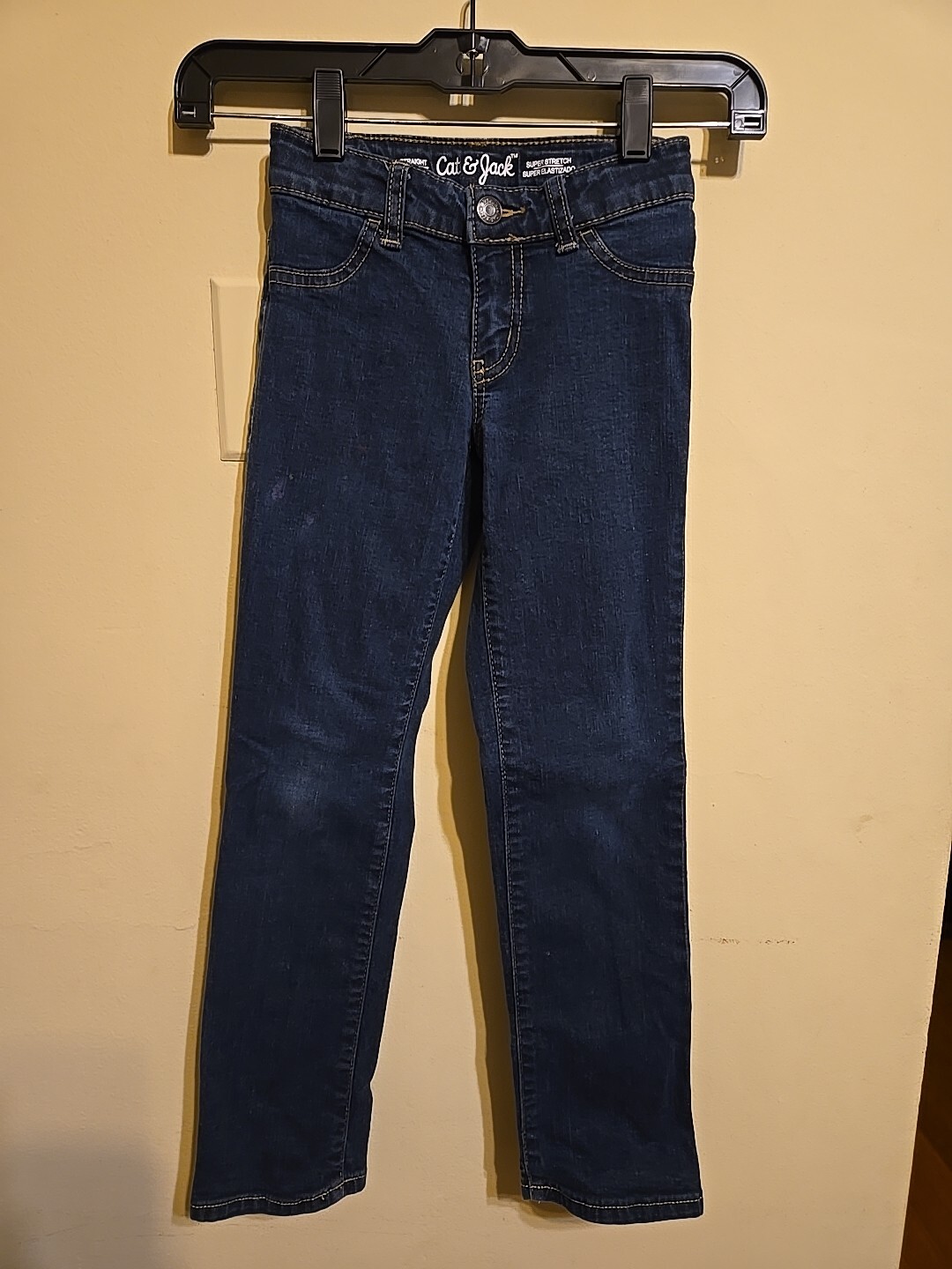 Girls Cat And Jack Jeans 7 Super Stretch Straight | eBay