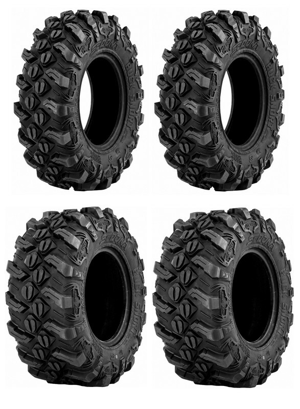 New Complete Set of Sedona Buck Snort Tires - 2017 Arctic Cat 700 VLX ...