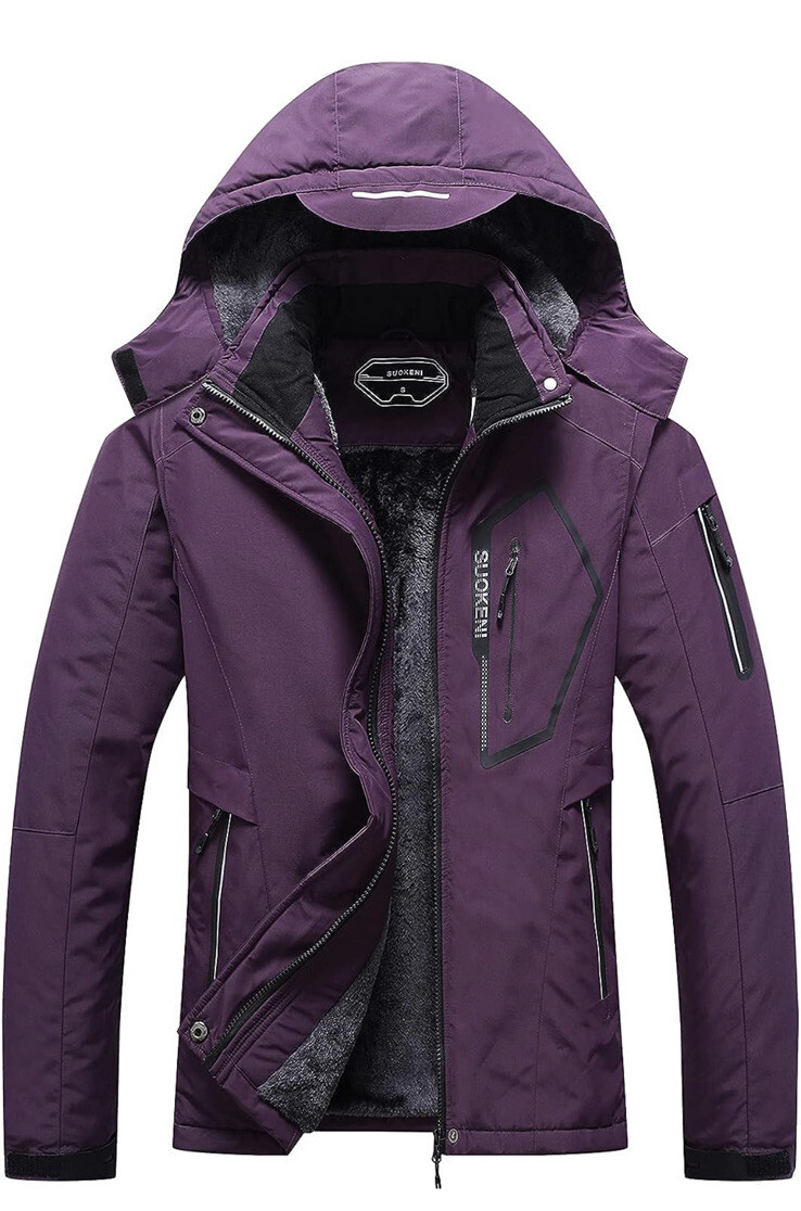 SUOKENI Women's Waterproof Ski Jacket Warm Winter Snow Coat XL | eBay
