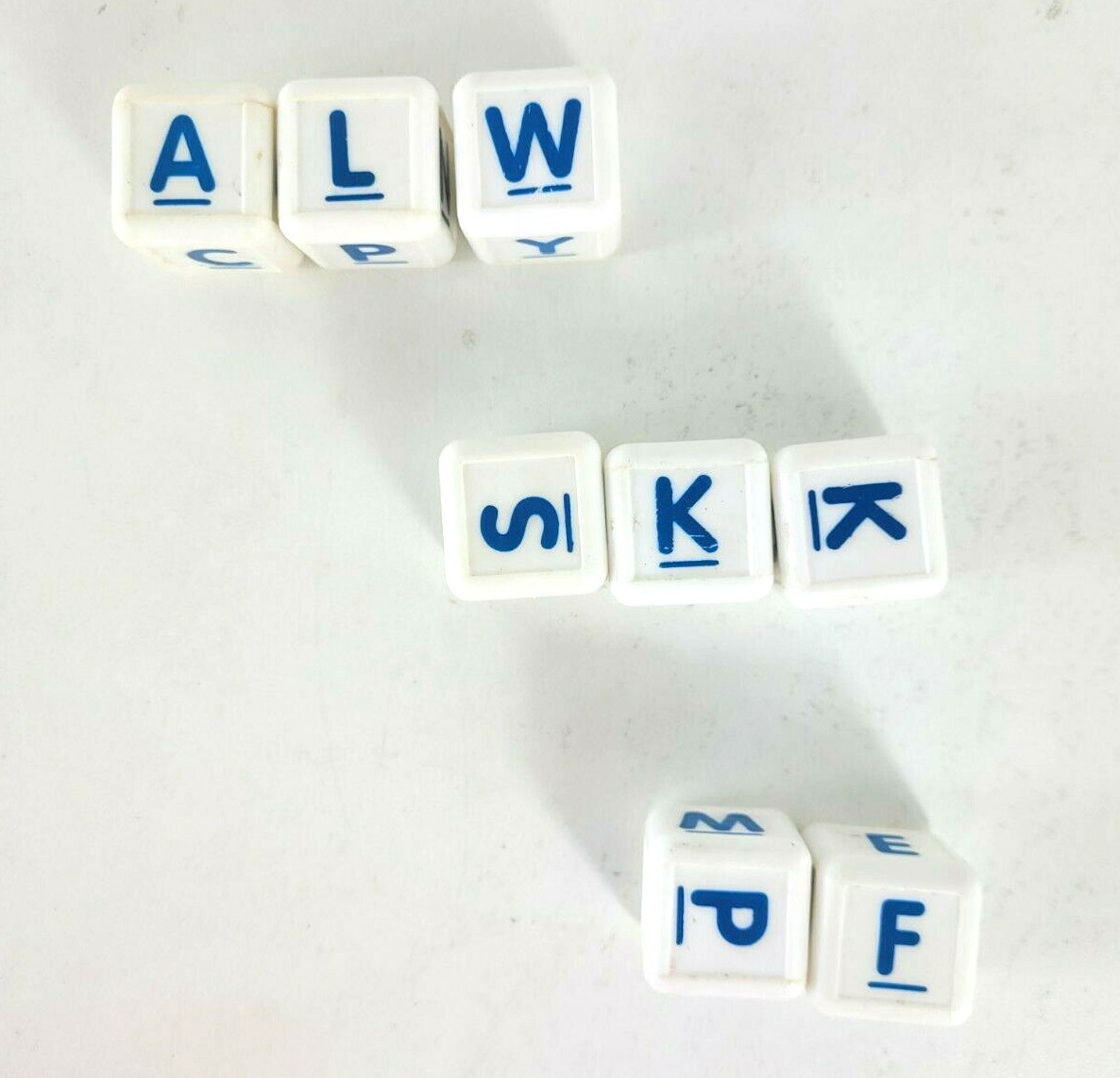 Hasbro Game Boggle Jr Replacement Pieces Letter Cubes ~ 8 | eBay