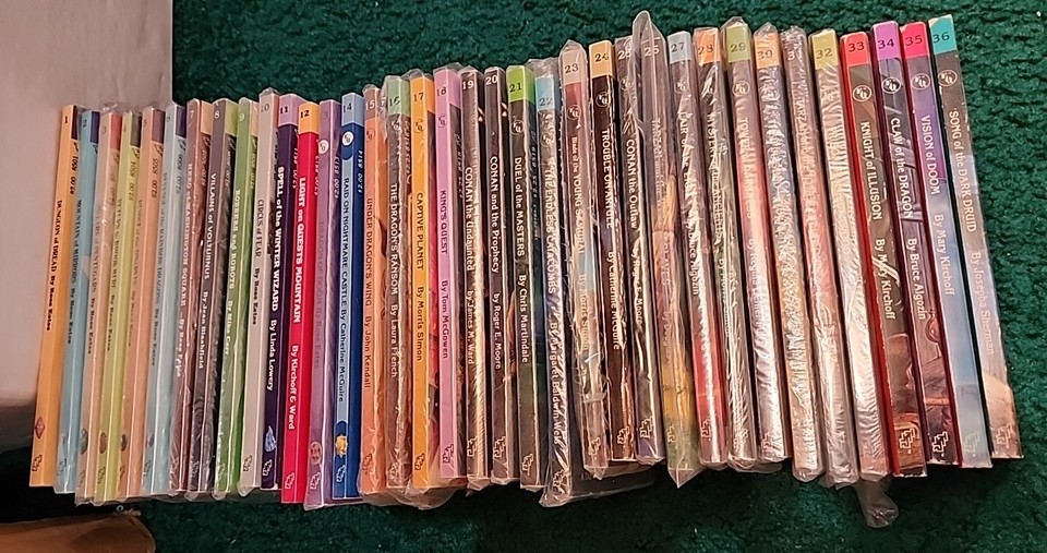 DUNGEONS & DRAGONS Endless Quest Book Lot COMPLETE HIGH GRADE SET #1 ...