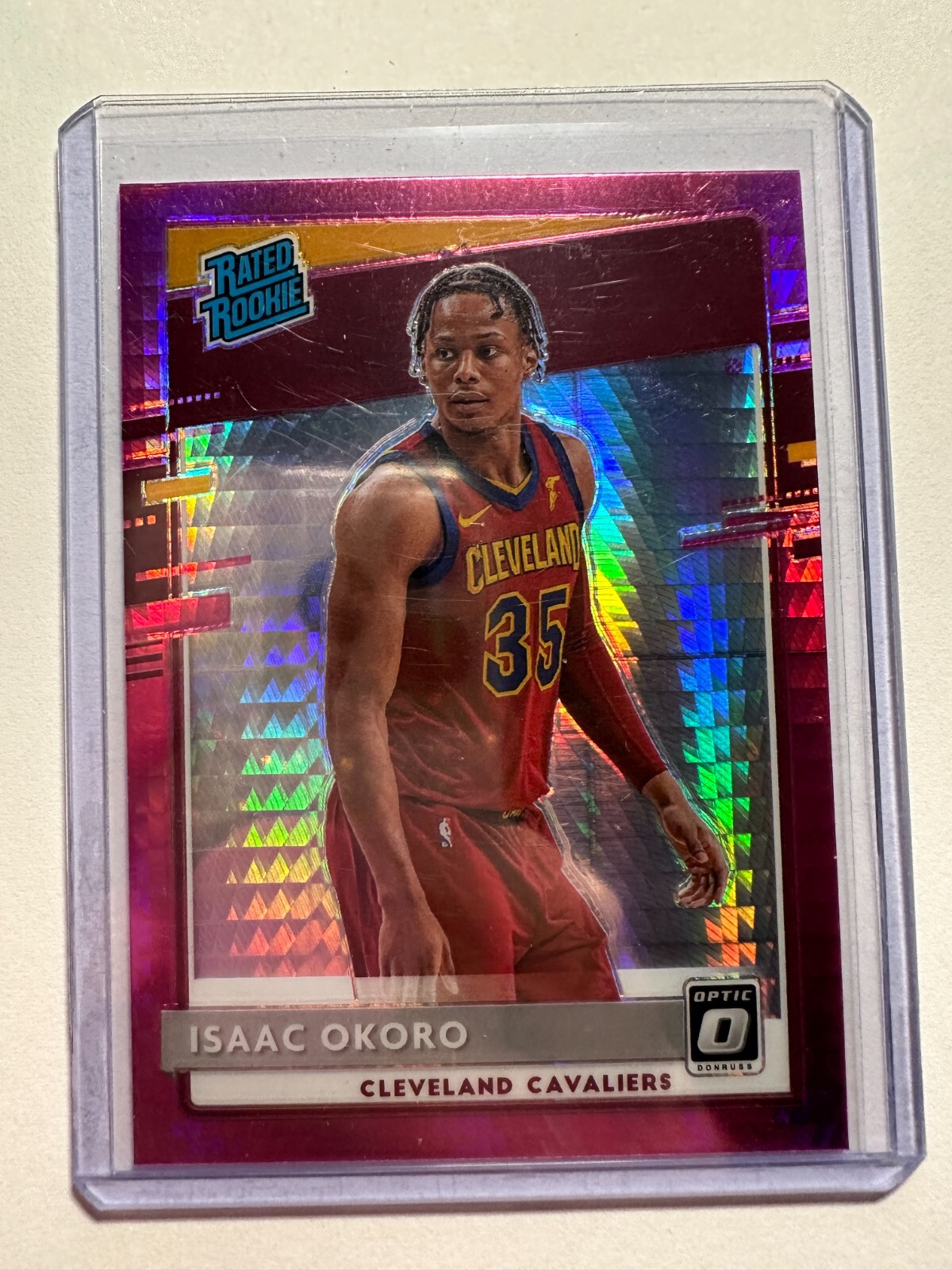 K38,265 - 2020-21 Donruss Optic Hyper Pink #155 Isaac Okoro RR | eBay