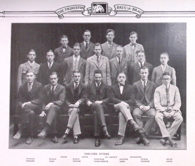 1925 Princeton University Bric a Brac Page Theater Intime Group Picture | eBay