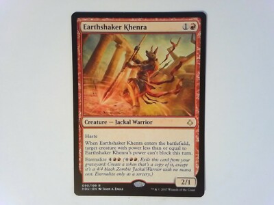 Earthshaker Khenra Hour of Devastation - Magic the Gathering MTG - Red ...