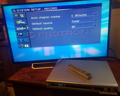 DVD Player Recorder Protron PD-DVR100 Remote RCA TV Tuner Receiver Home ...