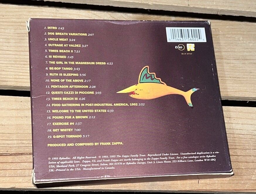 FRANK ZAPPA "THE YELLOW SHARK ENSEMBLE MODERN" (CD + Booklet Box Set | eBay