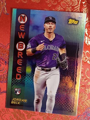 Jordan Beck 2024 Topps Archives Baseball New Breed RC #99NB-24 Colorado ...