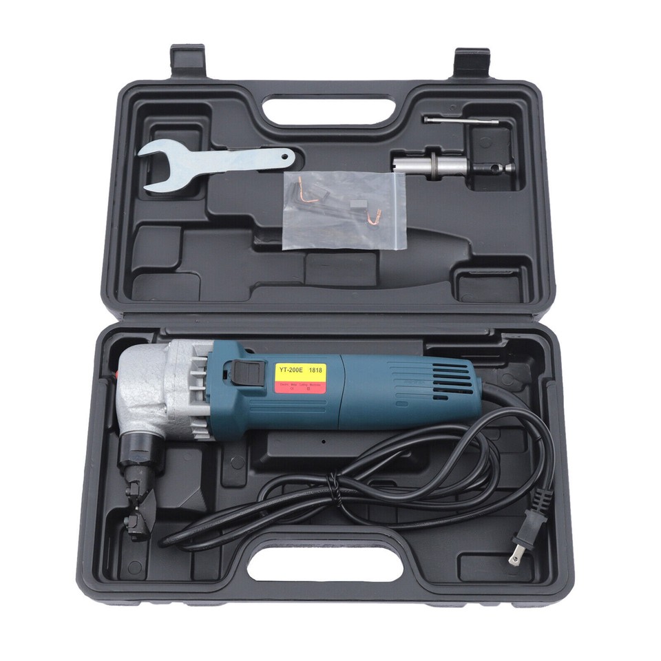 Double Head Electric Metal Cutter Sheet Nibbler Metal Cutting Hand Tool ...