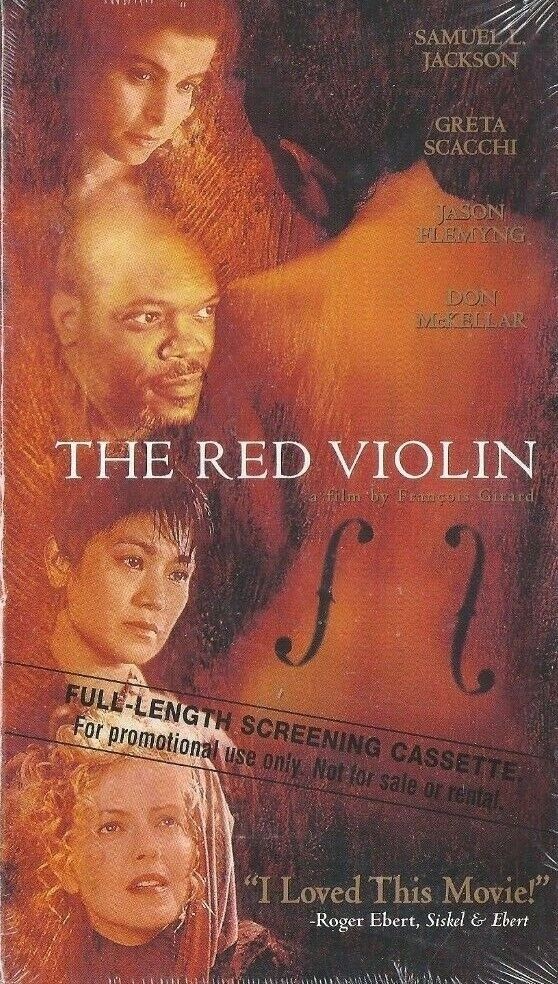 The Red Violin (VHS, 1999) Samuel L. Jackson, Greta Scacchi Universal ...