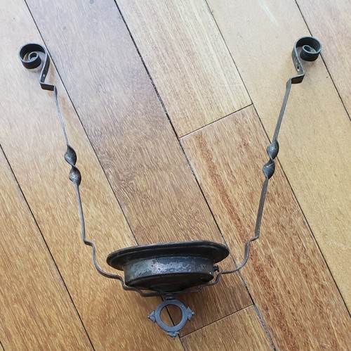 19th c. Hanging Lamp Parts Cast Oil Kerosene brass | eBay