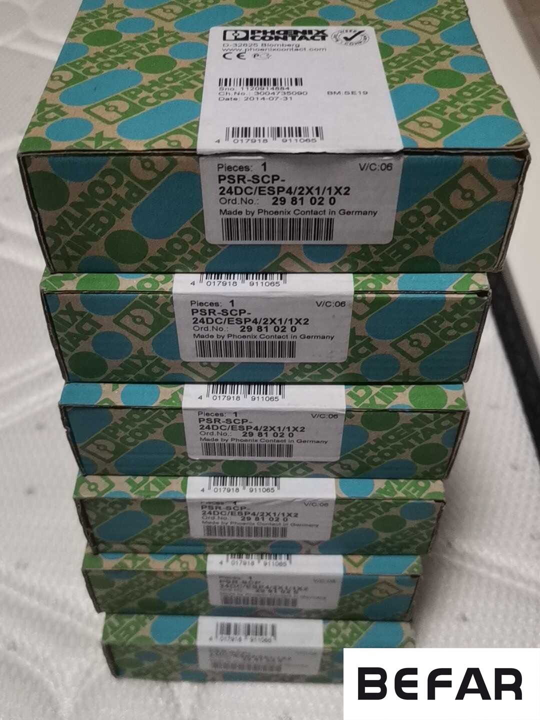 Phoenix Contact 2981978 PSR-SCP-24DC/FSP/1X1/1X2 Brand Shipping (dhl ...