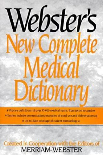 Webster's New Complete Medical Dict- 076519435X, Merriam-Webster Edit ...