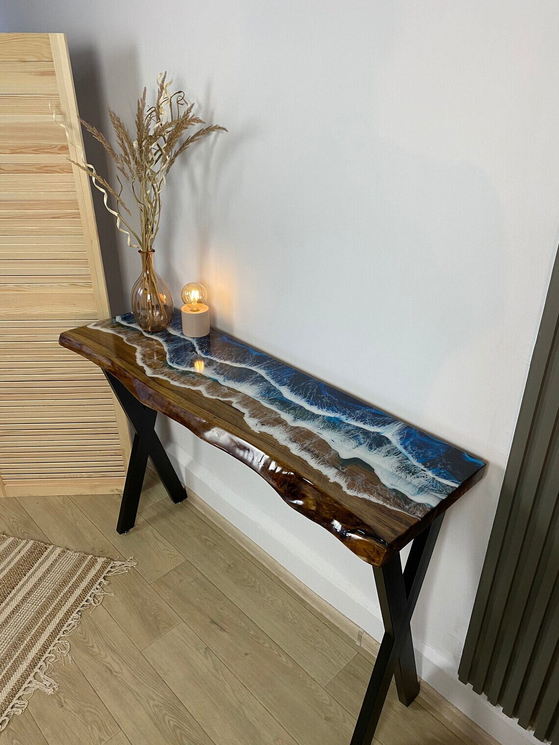 Console Table, Entry Way Table, Custom order, Epoxy resin table ...