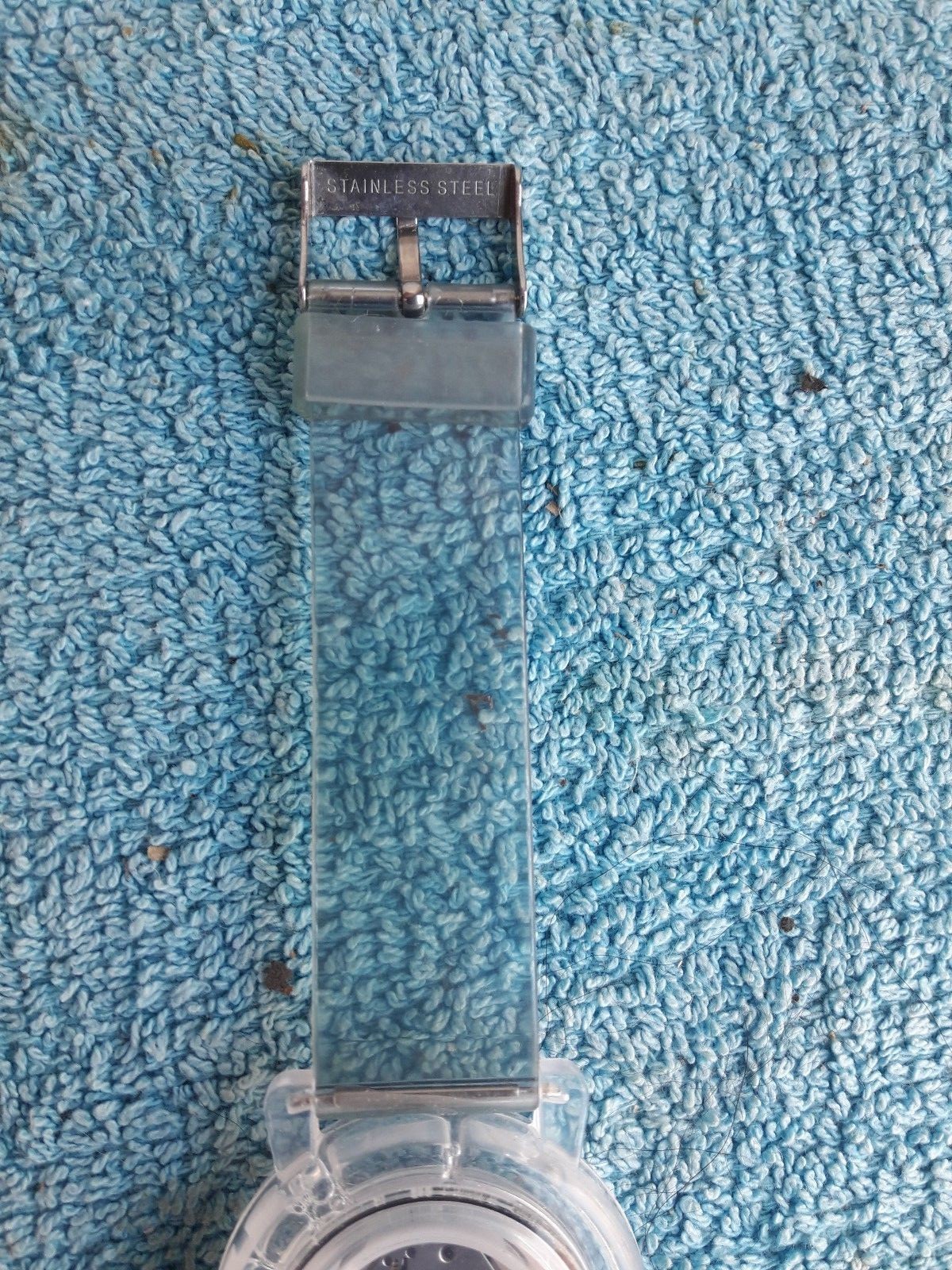 Vintage montre Femme Dame Yves Rocher Eau quartz fonctionne Watch ...