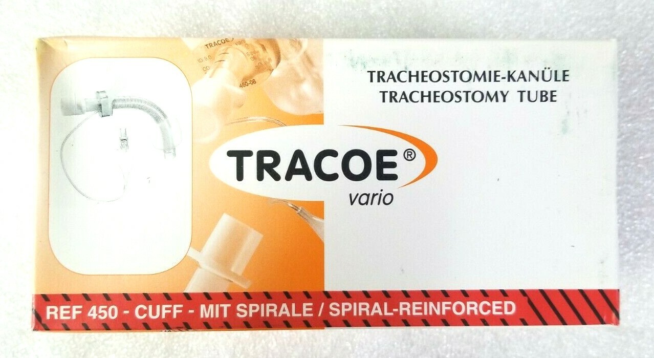 TRACOE Vario Tracheostomy Tube With Fenestration Ref 450-06 Size 6 Exp ...