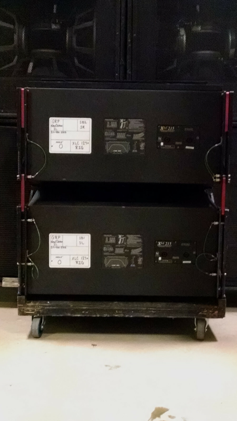 EV xlc 215 Electro Voice 215 line array sub bass cabinet xlc 127 dvx ...